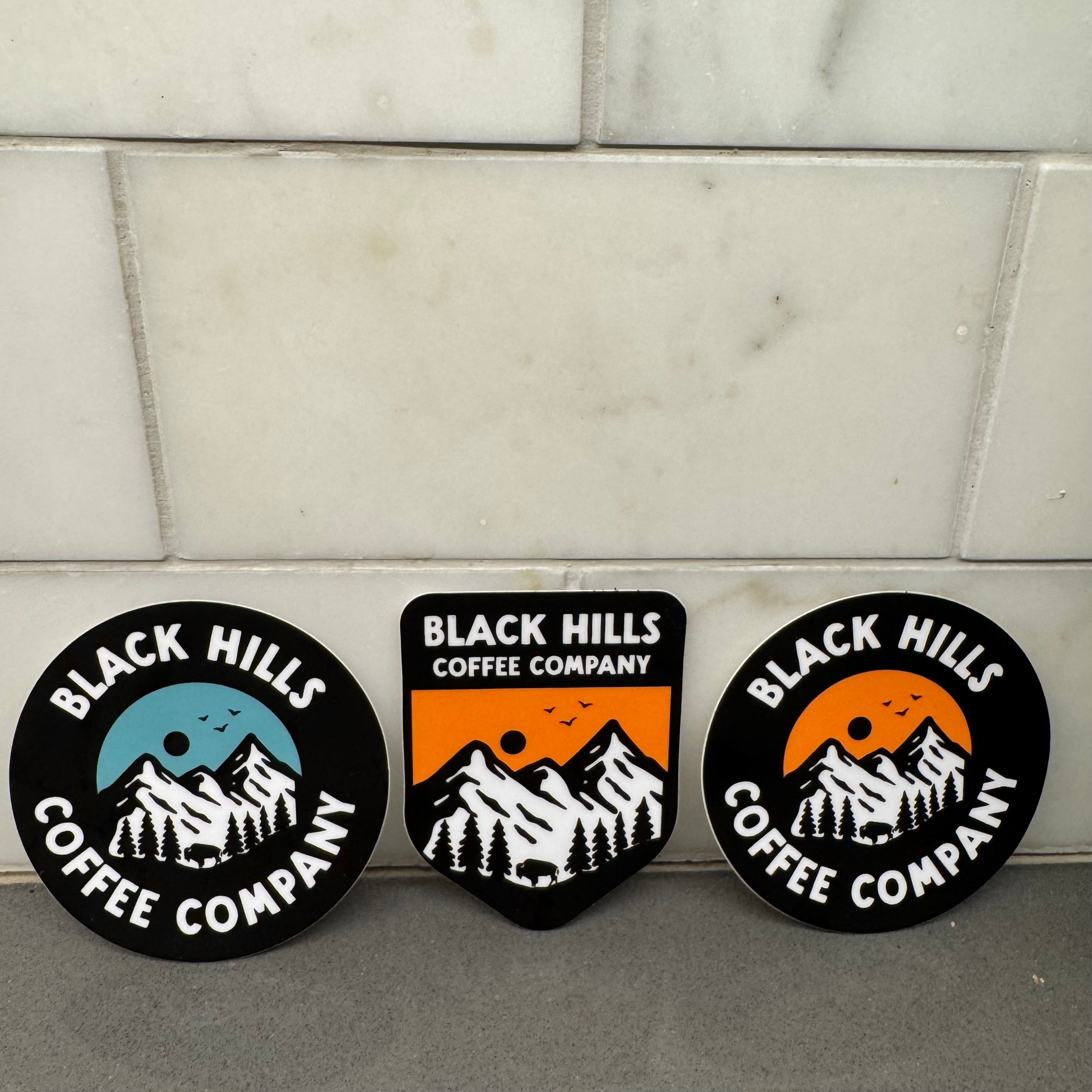 BHCC Matte Logo Stickers – Black Hills Coffee Company